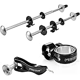 Amazon.com : Pinhead Bicycle Locking Skewer Set, 4 Piece : Bike Wheel ...
