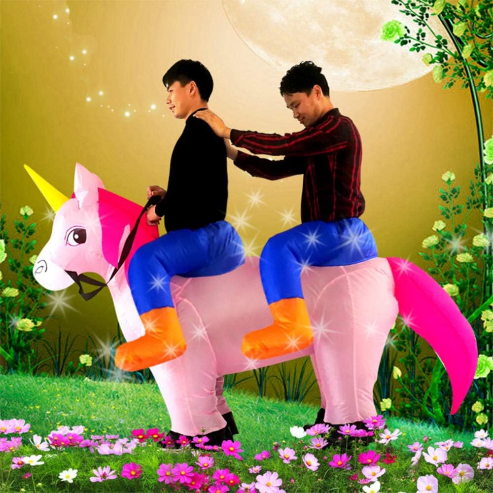 New 2 Person Unicorn Inflatable Costumes for Adult Halloween Party ...