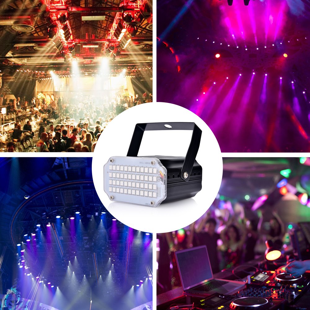 Luces de escenario dj light con control remoto luces para fiestas uces ...