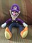 Little Buddy Super Mario All Star Collection 1422 Waluigi Stuffed Plush, 12.5""", Multi-Colored ...