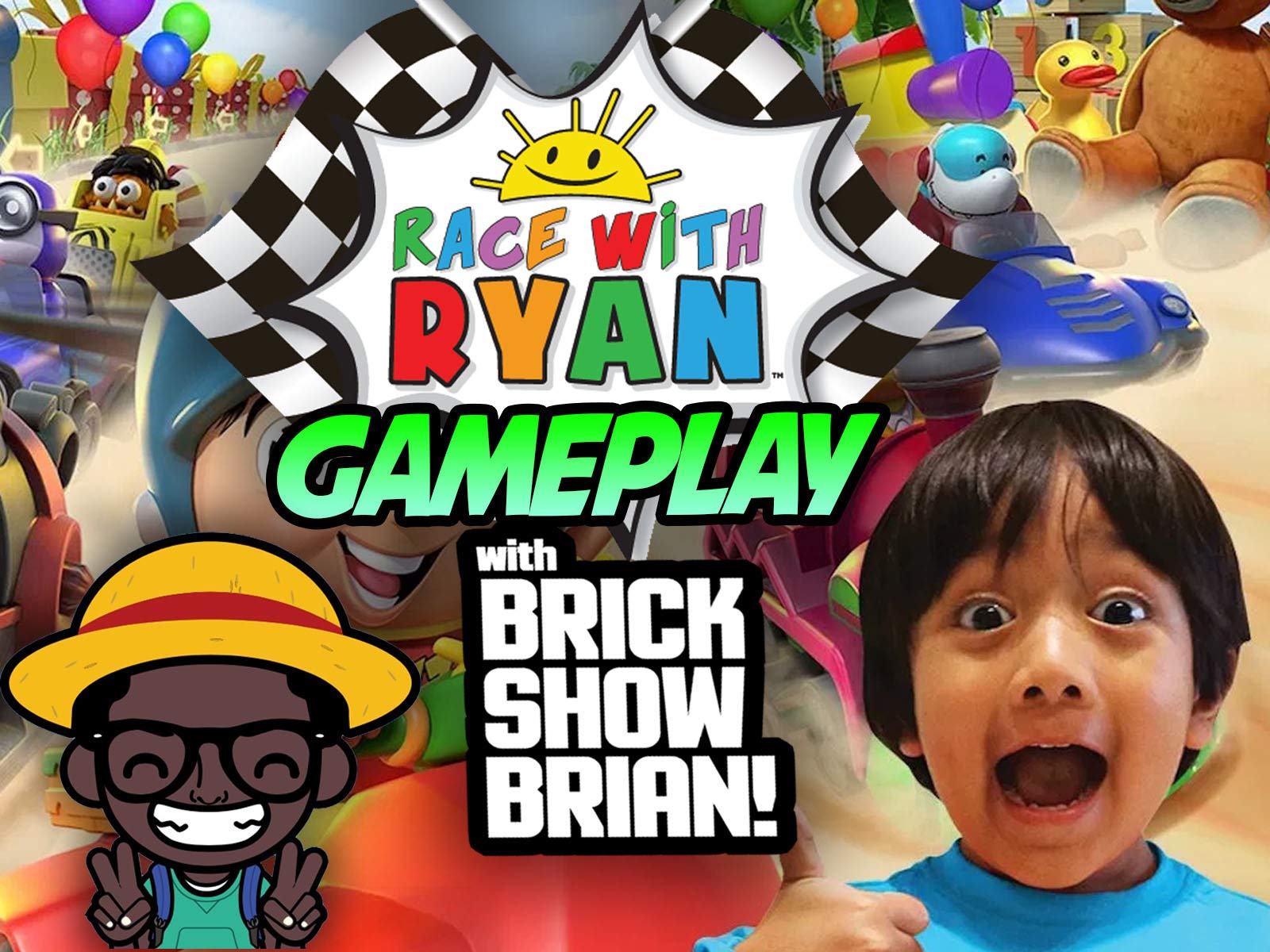 Watch Race With Ryan Gameplay With Brick Show Brian | Prime Video