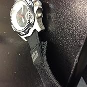 Amazon.com: Chums CHM00010MT The Band 20mm Watch Band, Black: Sports ...