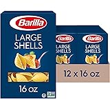 Amazon.com : Barilla Jumbo Shells Pasta, 12 oz. Box (Pack of 12) - Non ...
