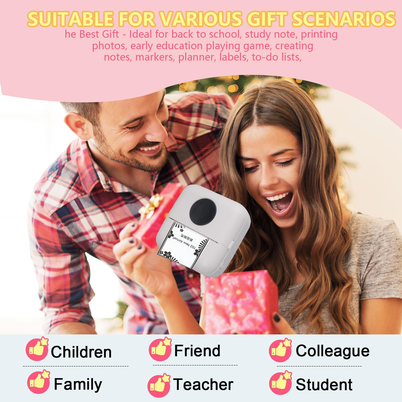 Mua BRONA Notebuddy Mini Portable Printer, Bluetooth Smart Pocket ...