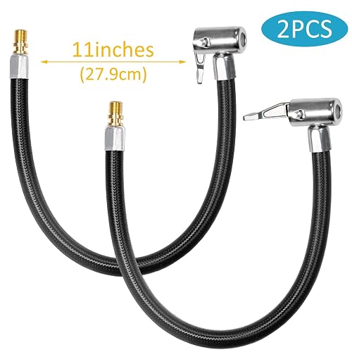 Inflator Hose Adapter,Locking Air Chuck with Rubber Hose,Standard Tire ...