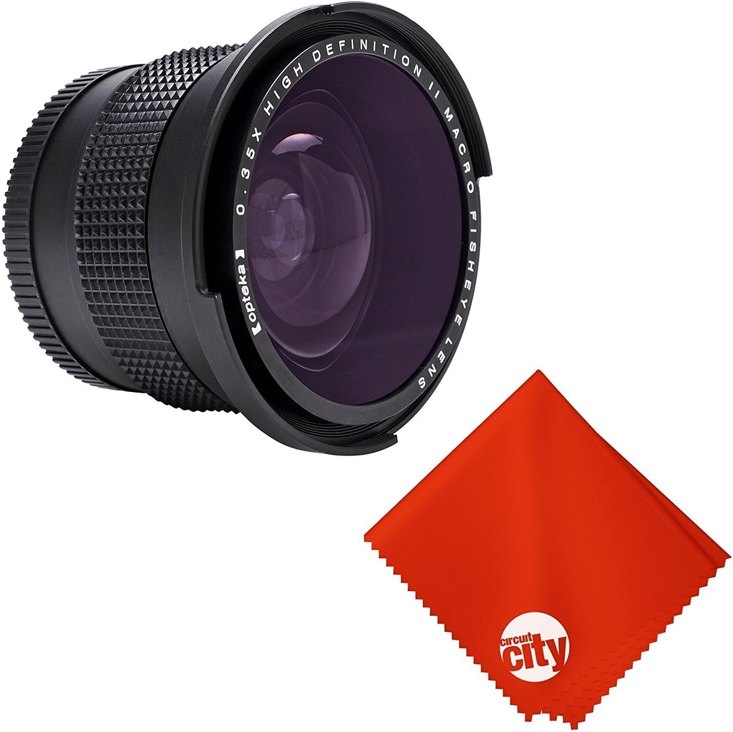 Amazon.com : Opteka 0.35X Professional Super Wide Angle Fisheye Lens w ...