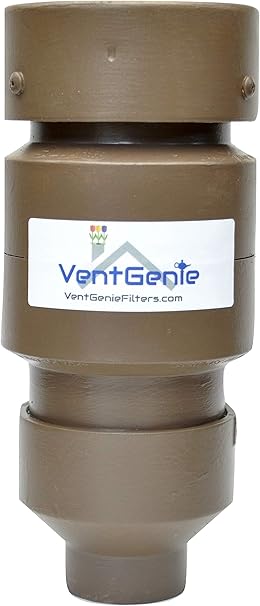 Amazon.com: VentGenie 1.5 Inch Sewer/Septic Vent Pipe Filter: Home ...