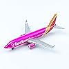 WngAur Southwest Airplane Model, Pink Aircraft Livery, Die-cast Metal ...