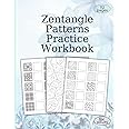 Amazon.com: Zentangle Patterns for Practice, Mindful Drawing and Tracing Workbook, Zentangle ...