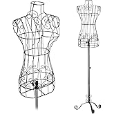 Amazon.com: Bonnlo Female Wire Dress Form, Vintage Style Wire Mannequin ...