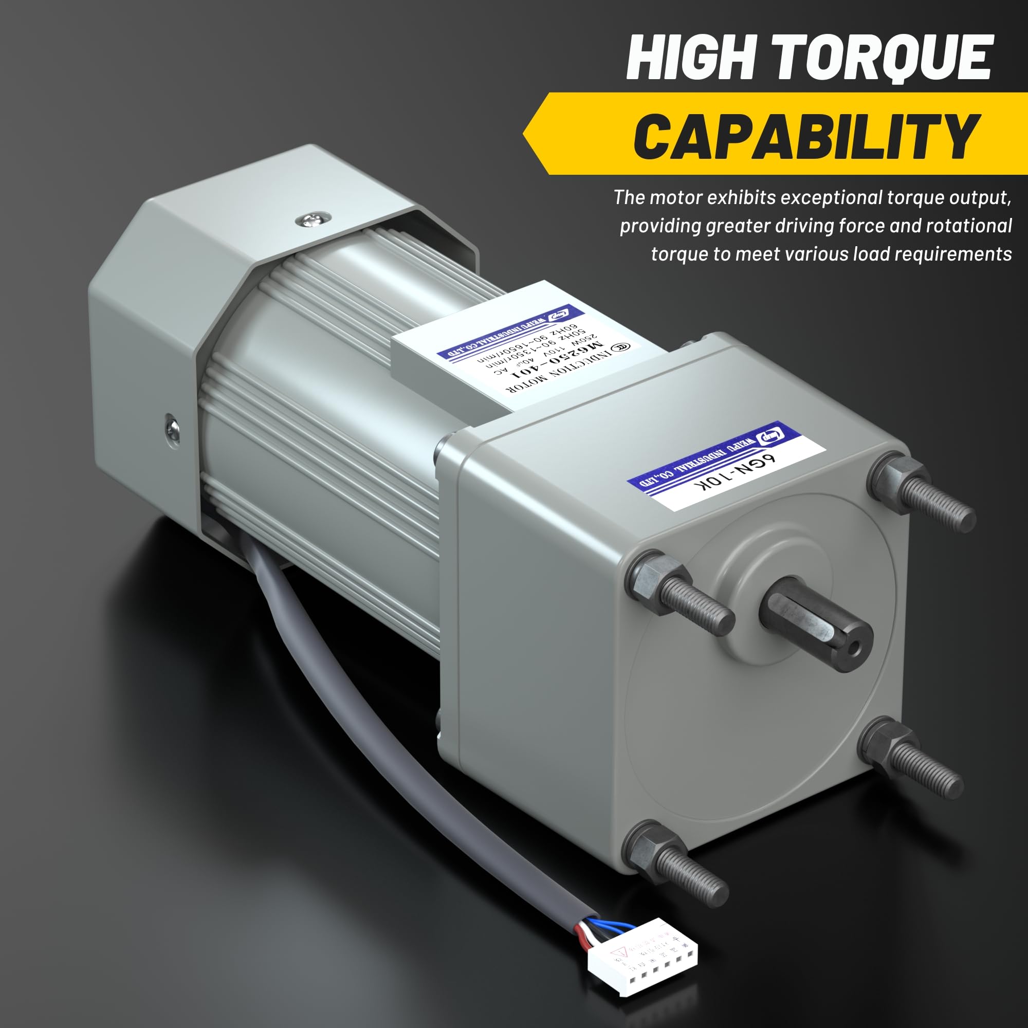 Mua High Torque AC Motor + Speed Controller + Gear Box, 250W Single ...