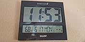 Amazon.com: Sharp Atomic Clock - Atomic Accuracy - Never Needs Setting! -Silver Tech Style ...