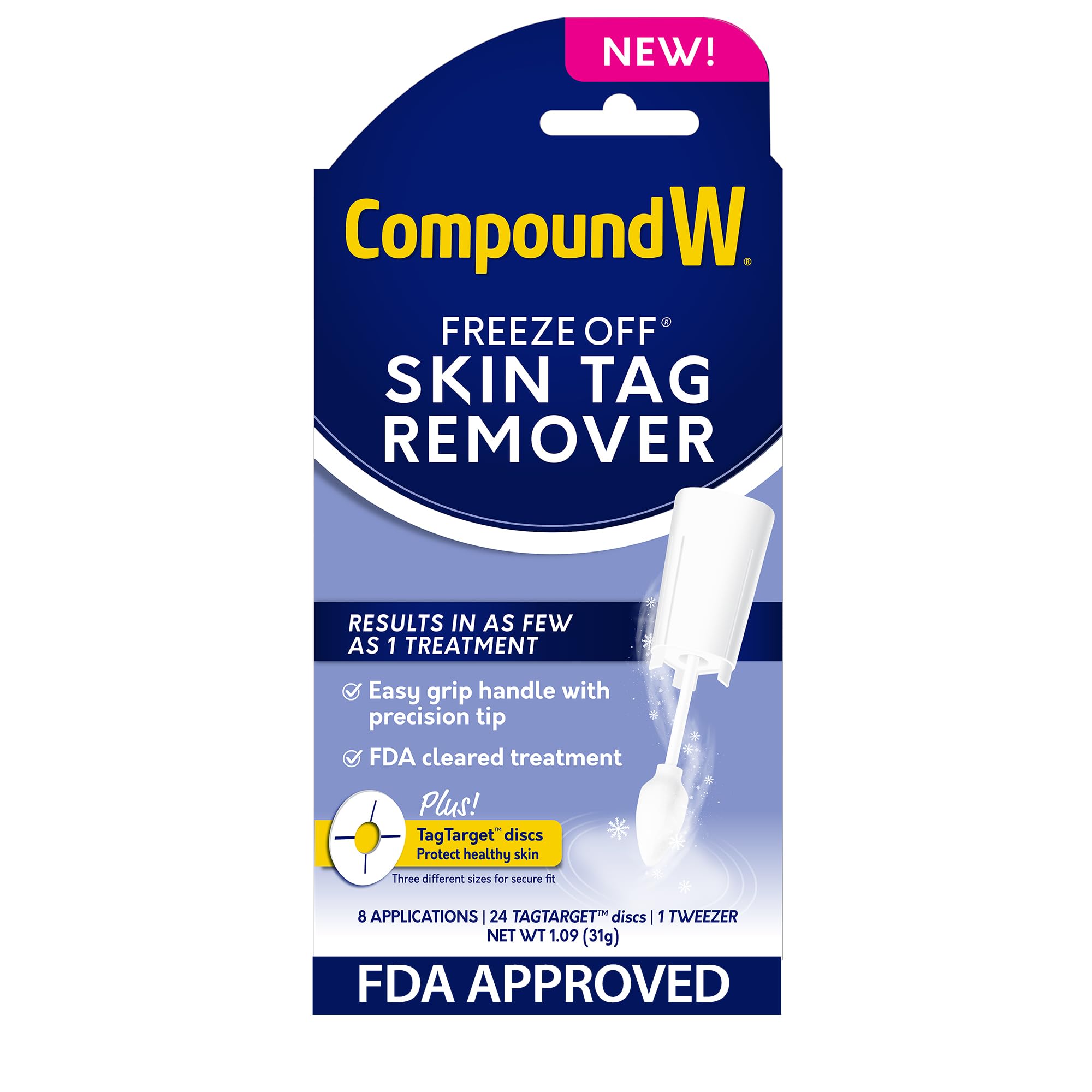 Compound W Freeze Off Skin Tag Remover, FDA Approved Skin Tag Removal ...