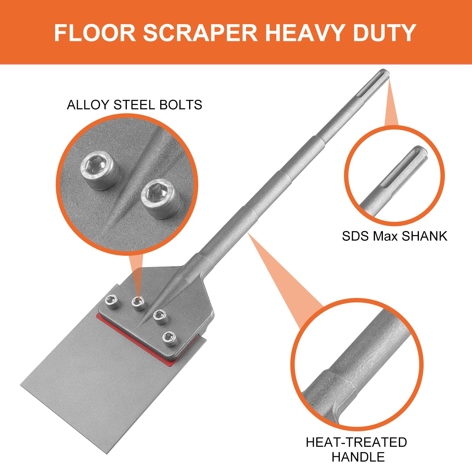 Mua Firecore SDS Max Floor Scraper, 6-in Wide Tile Removal Bit with ...