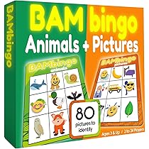 Animal Printable Bingo Game for Kids, Preschool Activity, Classroom ...