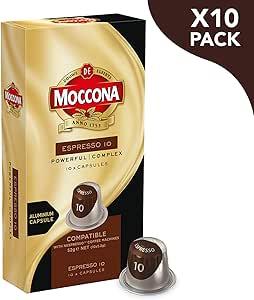Moccona Coffee Espresso - Intensity 10 - 100 Aluminium Capsules ...