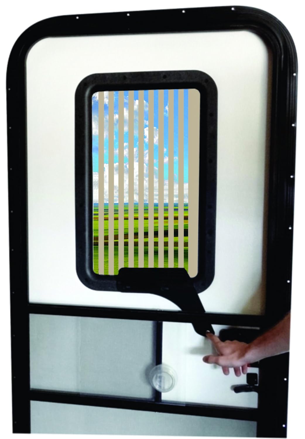 Amazon.com: RV Door Window CloZures Shade, Controls Sun Glare, Privacy ...