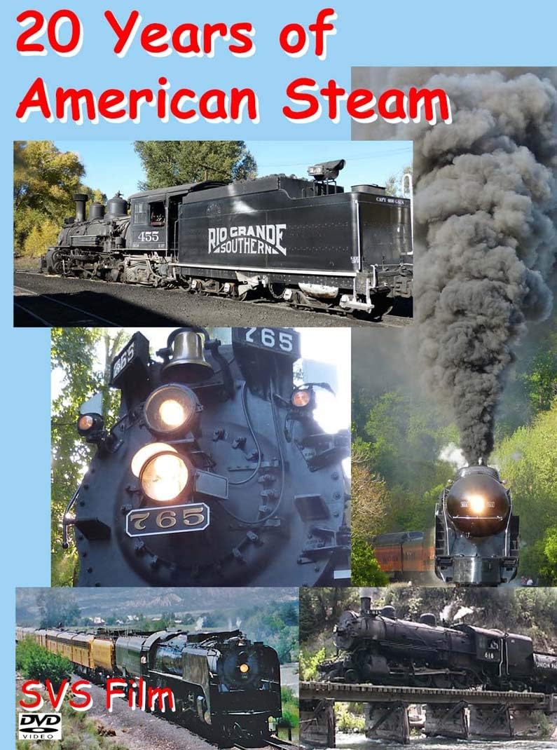 20 Years of American Steam - trains DVD: Amazon.co.uk: DVD & Blu-ray