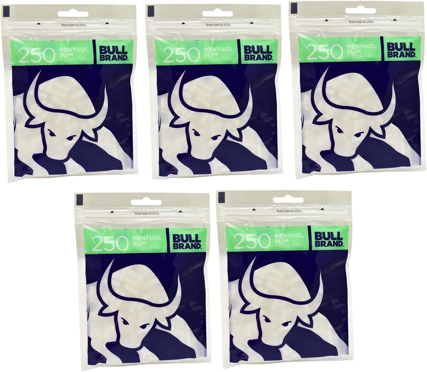 5 x BULL BRAND menthol filter tips 200 … – BigaMart