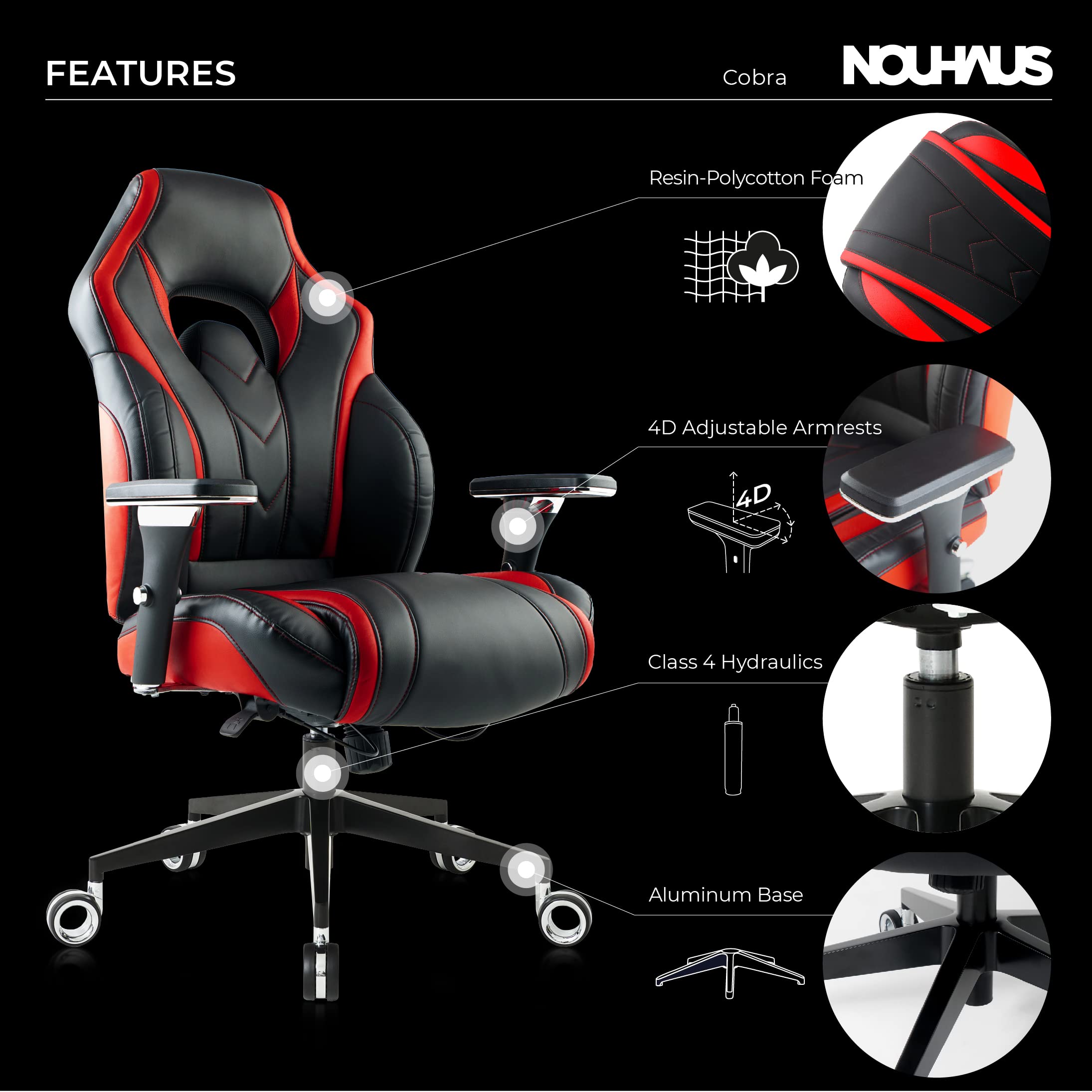 Mua Nouhaus Cobra Office Chair - Office Chair or Desk Chair with Extra ...