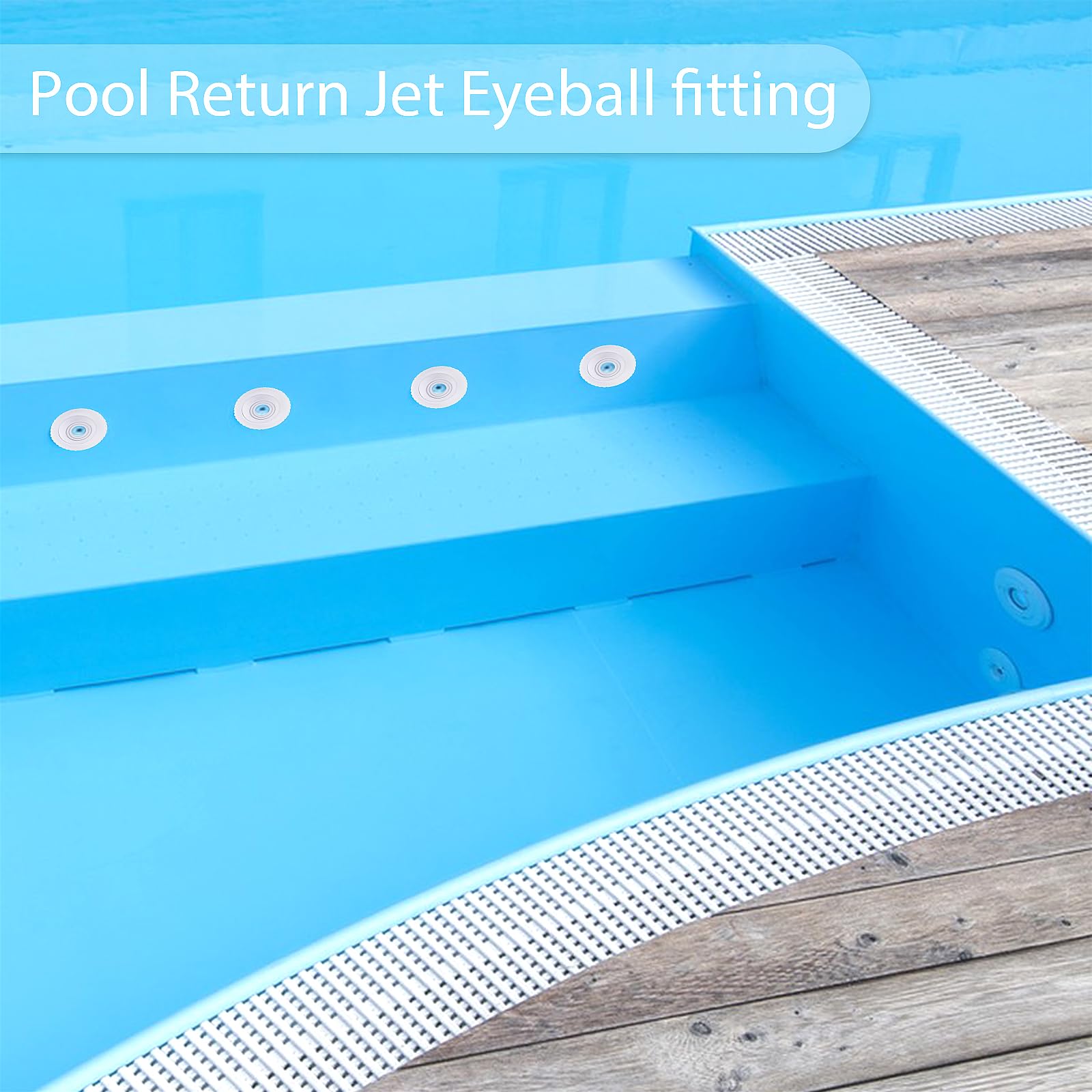 Mua 2 Pieces Pool Jet Nozzles, 1/2" Directional Flow Eyeball Inlet Jet ...