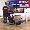 DIWANGUS Racing Simulator Cockpit Steering Wheel Stand with Seat Gaming ...