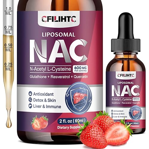 Liposomal Liquid NAC Supplement N-Acetyl Cysteine Drops, N Acetyl ...