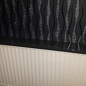 Gloss Black Radiator Shelf 1200x150x25mm (48x6 inch): Amazon.co.uk ...