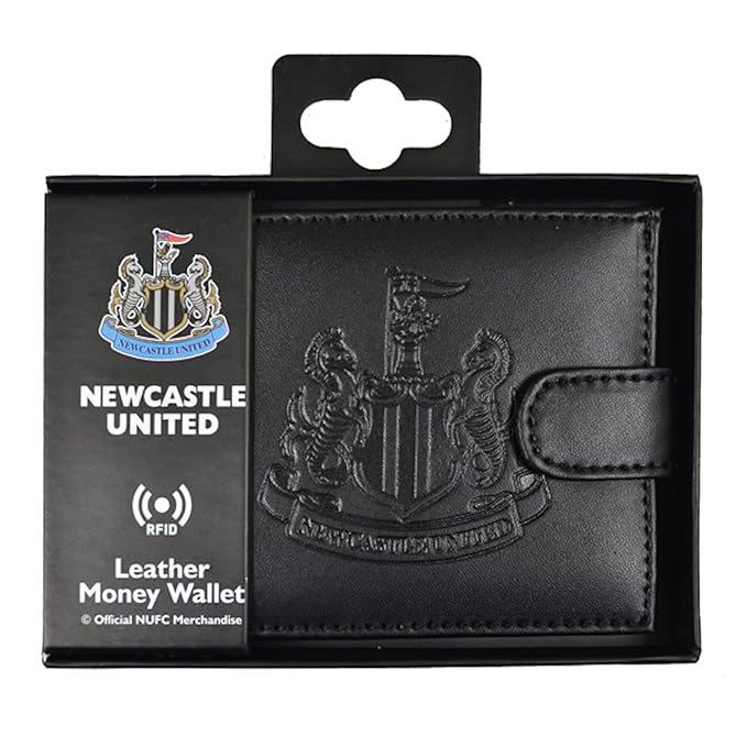 Newcastle United FC RFID Embossed Leather Wallet: Amazon.co.uk: Kitchen ...