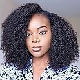 Amazon.com : Mongolian Afro Kinky Curly Bundles Human Hair 4B 4C Afro ...