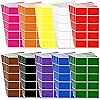 500 Pieces Rectangular Colored Labels Stickers 3 x 2 Inch, Large Color ...