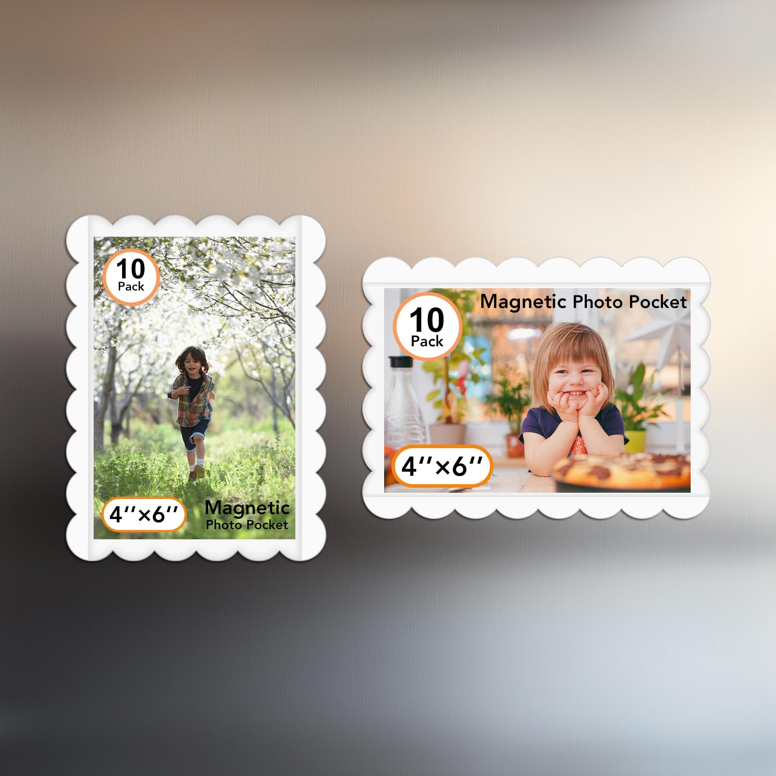 Mingting Magnetic Picture Frame, 10 Pack Magnetic Frame Reusable ...