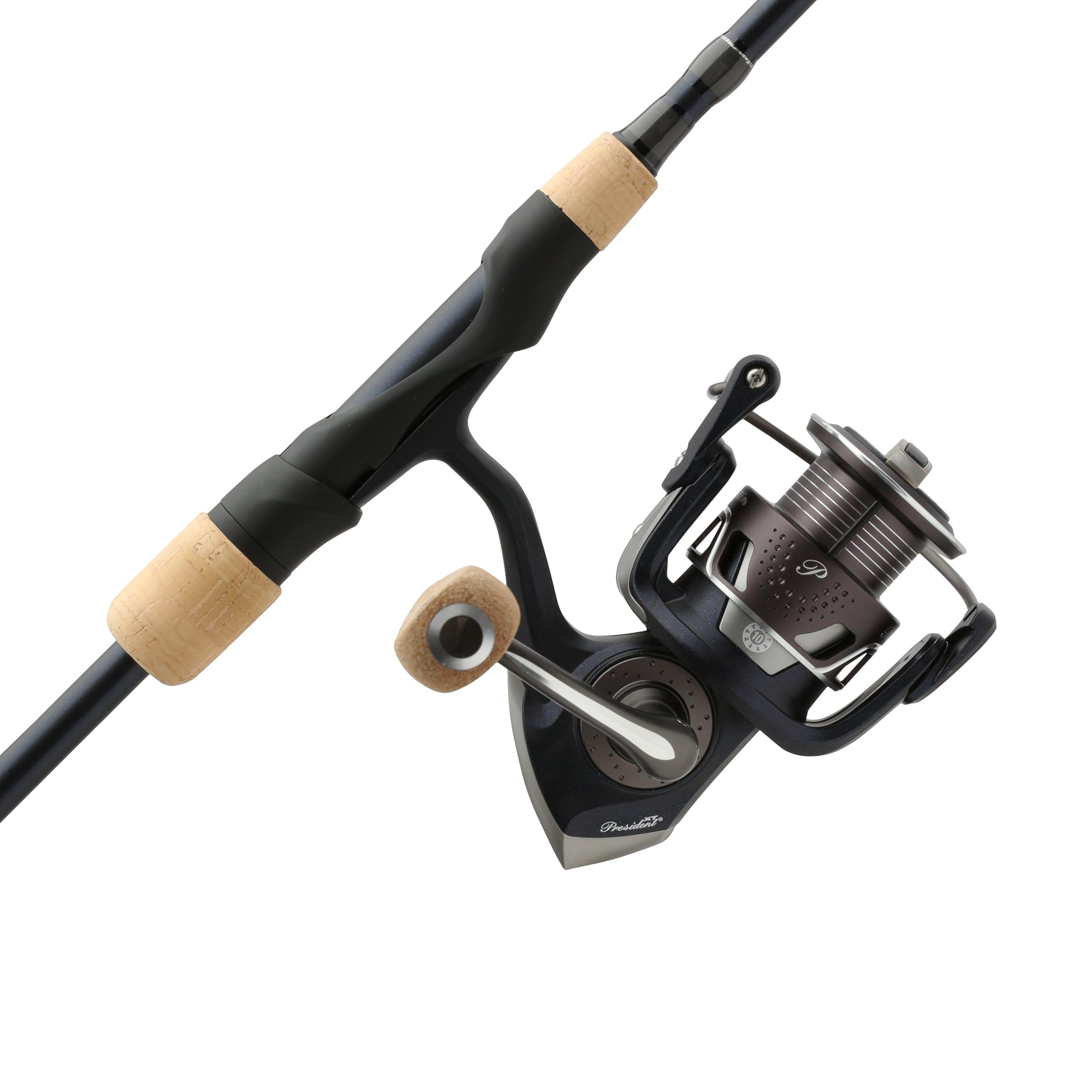 Pflueger President XT Spinning Reel and 7' Fishing Rod Combo, Medium ...