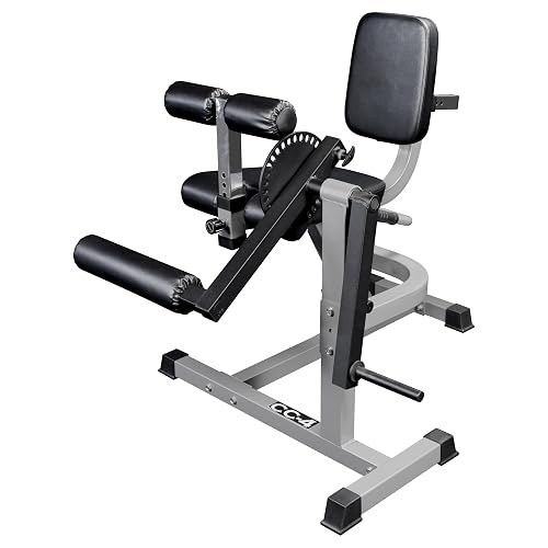 Valor Fitness Leg Extension and Leg Curl Machine - Adjustable - 8 Thigh ...