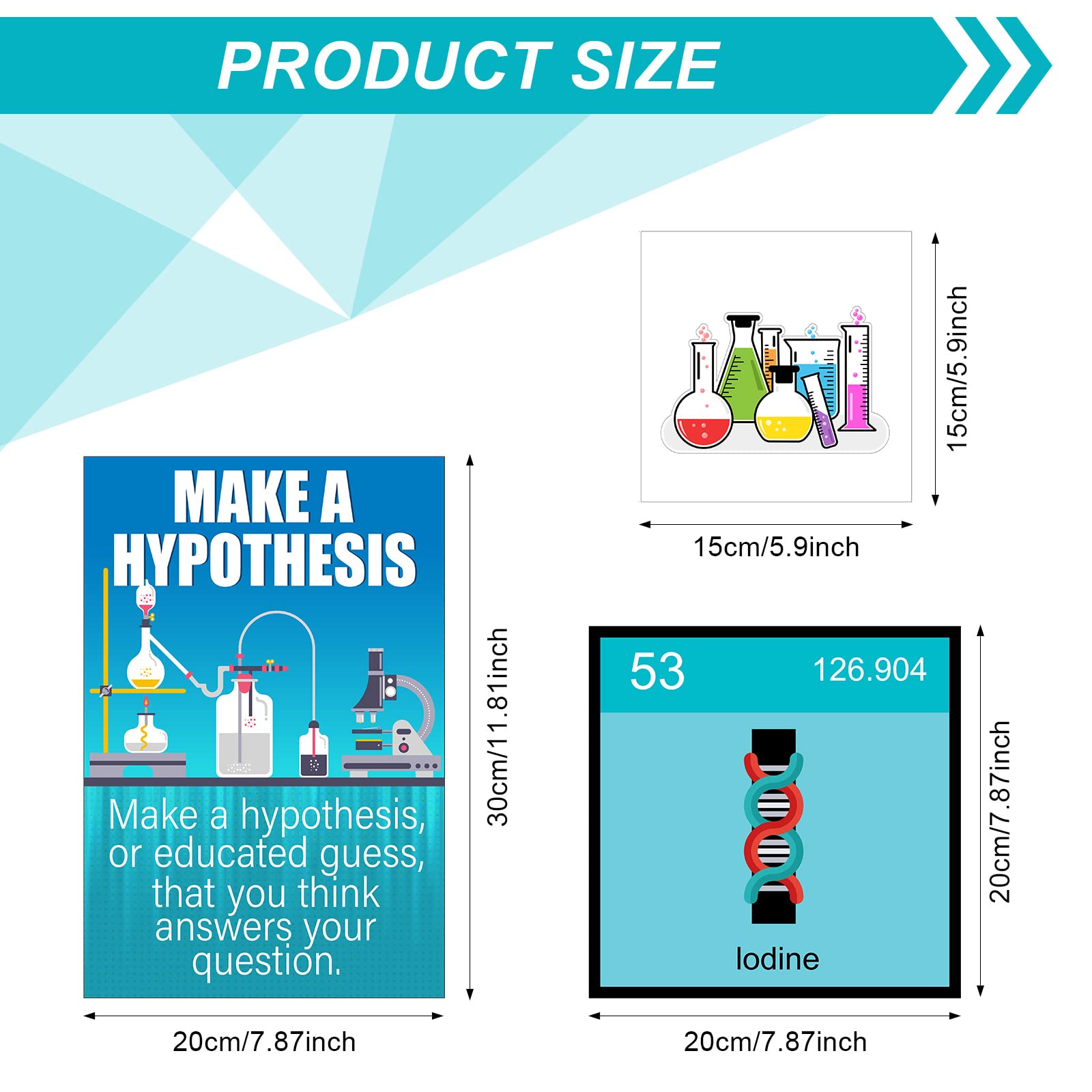 Mua 27 Pieces Science Bulletin Board Set Laminated Scientist Posters ...