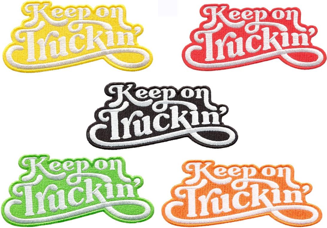 Amazon.com: Keep on Truckin' Vintage Style Shirt Patch 13cm - 70's ...
