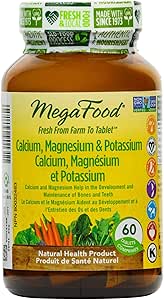 MegaFood - Calcium, Magnesium & Potassium - Calcium and Magnesium Help ...