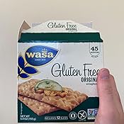 Wasa Gluten Free Original Crispbread, 5.4 Ounce (Pack of 10): Amazon ...