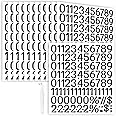 Amazon.com: Black 1 inch Number Stickers 1-10, 1296 Pcs/12 Sheets Vinyl ...