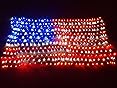 Twinkle Star American Flag Patriotic Lights (Super Larger & Safer ...