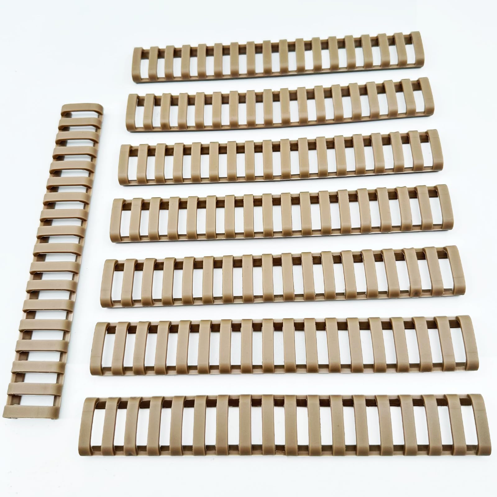 DDOUT Picatinny Rail Cover Rubber, Tan 18-Slot Rubberized Rail ...