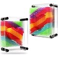 Amazon.com: 3D Pin Art Toy – Unique Rainbow Plastic Pin Art Board for ...