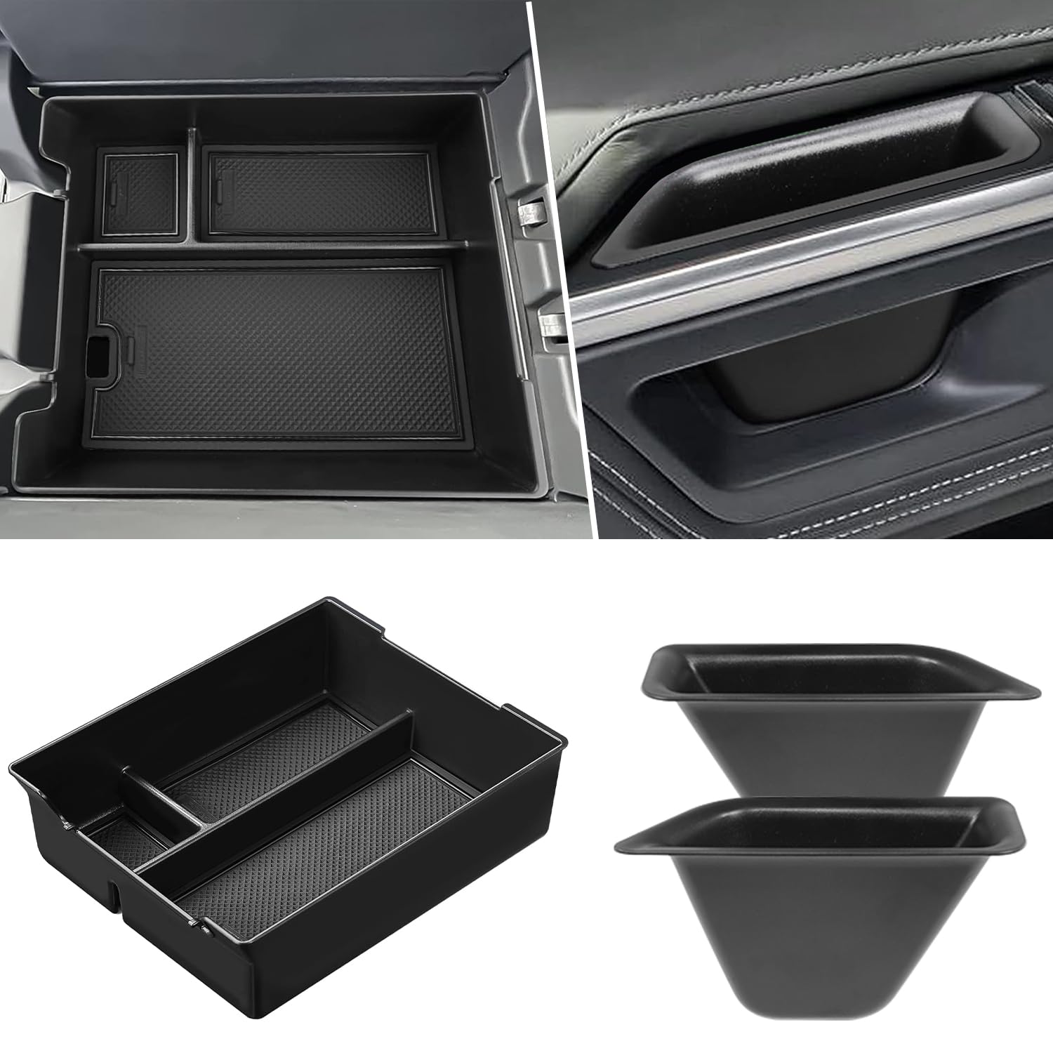 Wuchurth Center Console Organizer Front Door Side Storage Box ...