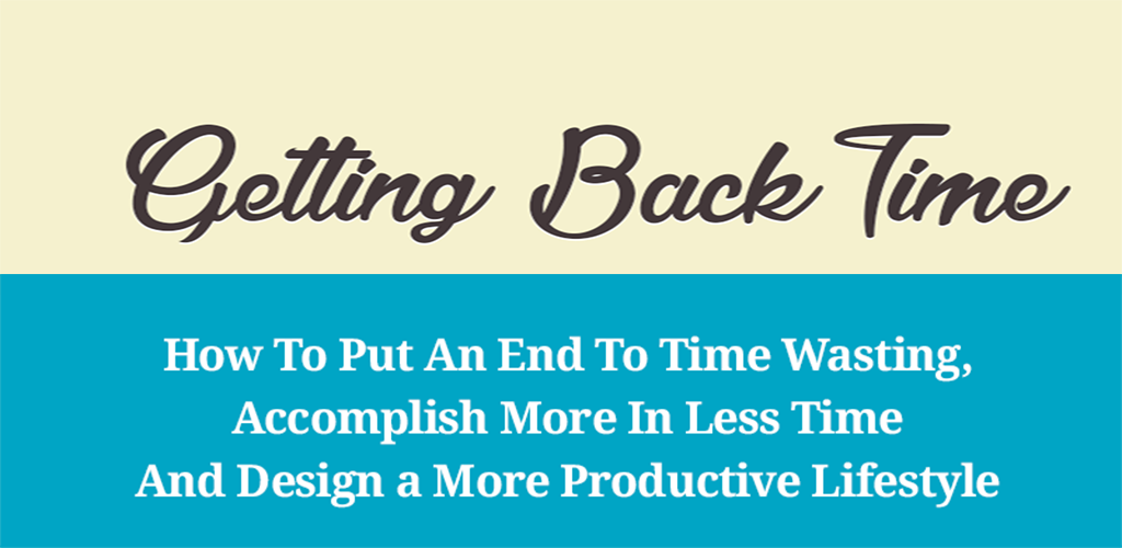 Amazon.com: Getting Back Time : Discover a Simple Guide to Putting an ...