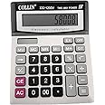 Amazon.com : Desk Calculator, 12-Digit Solar Battery Office Calculator with Large LCD Display ...