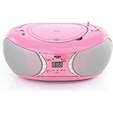 Bush Portable CD/MP3 Radio Boombox - Pink KW-85MP3: Amazon.co.uk ...