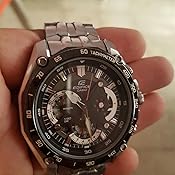 Buy Casio Edifice Chronograph Black Dial Men's Watch - EF-550D-1AVDF ...