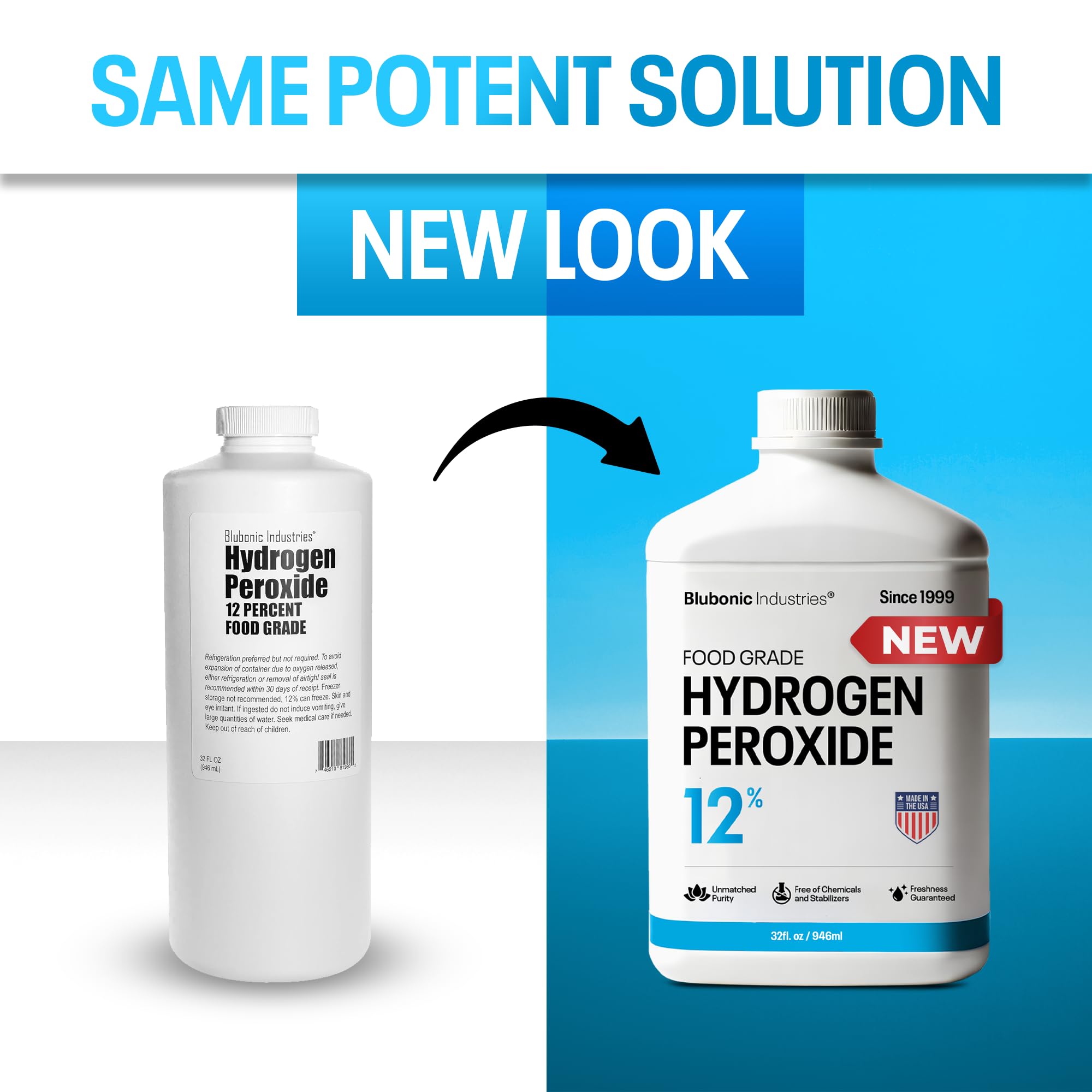 Mua Blubonic - Hydrogen Peroxide 12 Percent - 32 fl oz, Food Grade ...