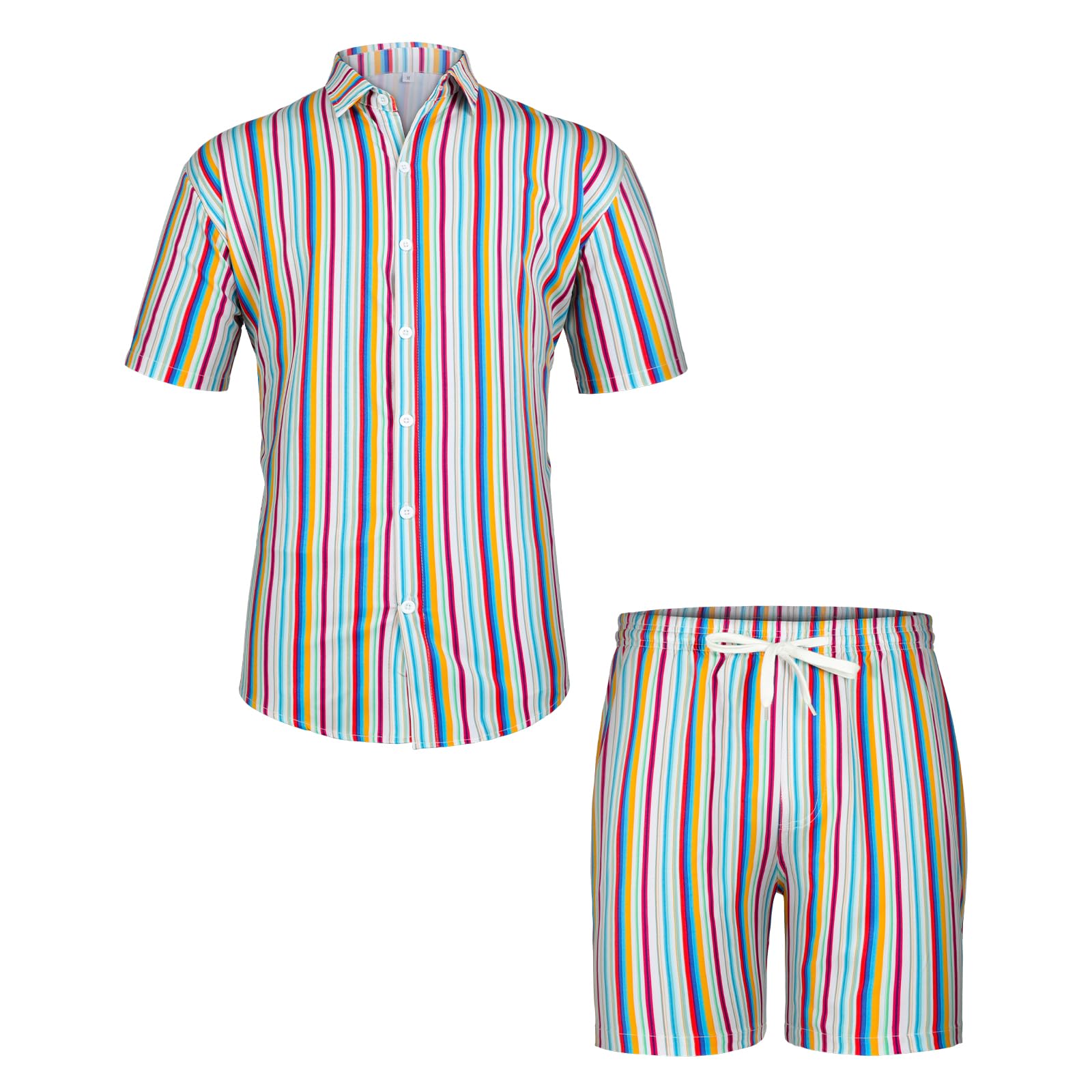 GINGTTO Mens 90s Outfit for Party Beach Clothes for Vacation Summer ...