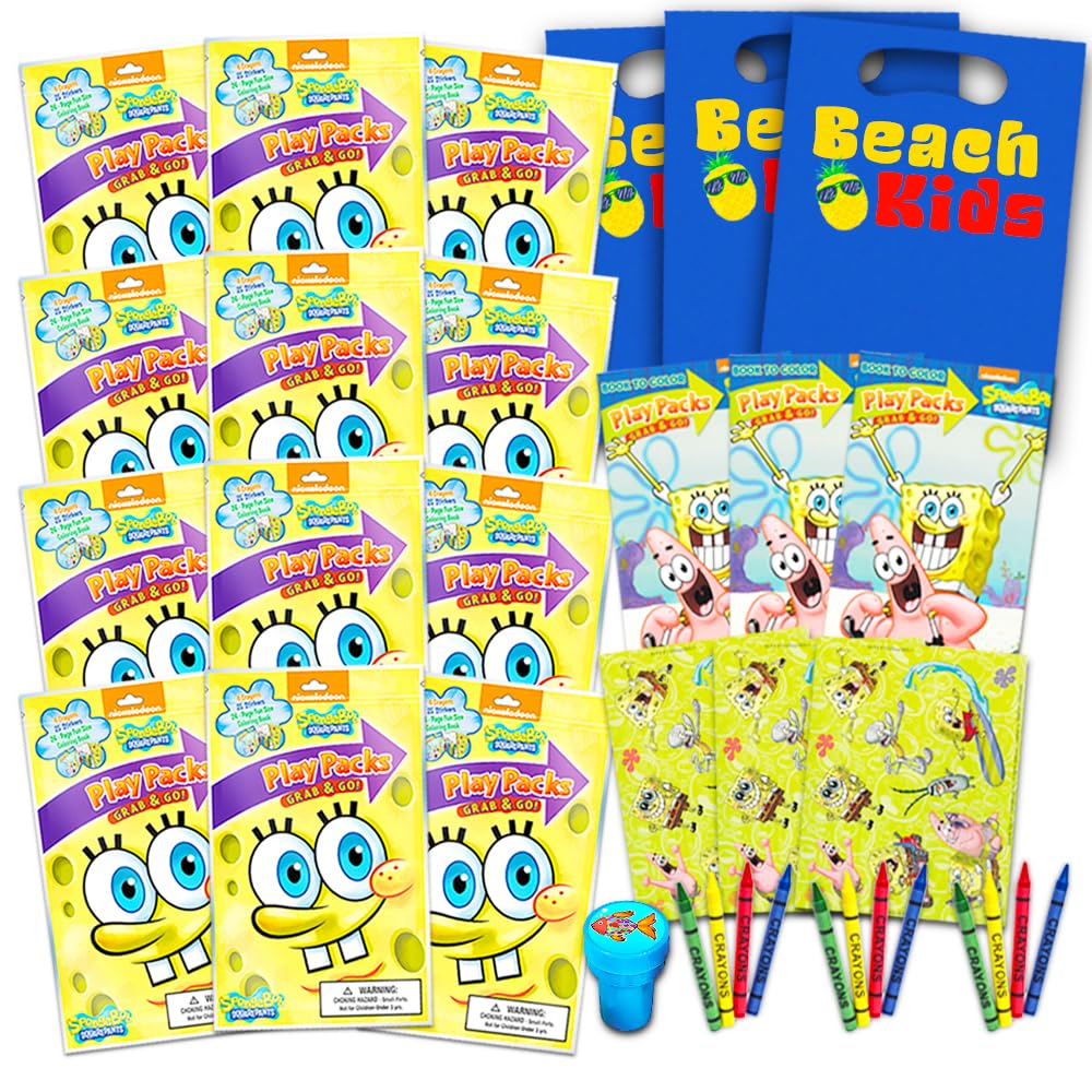 Mua Nickelodeon Spongebob Squarepants Party Favors Pack ~ Bundle of 12 ...